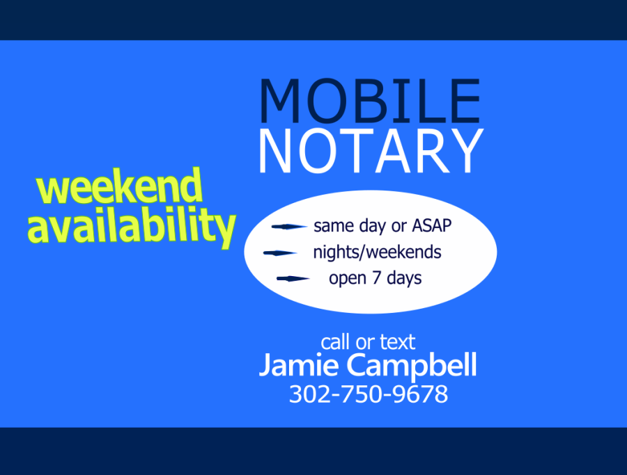 Mobile Notary Serving Hockessin, Newark & Wilmington